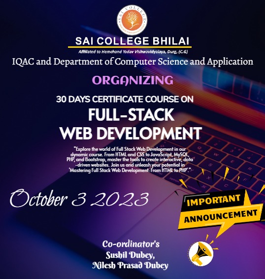 Sai College Sector 6 Bhilai | Best college for bca, bsc, bcom, bba and ...